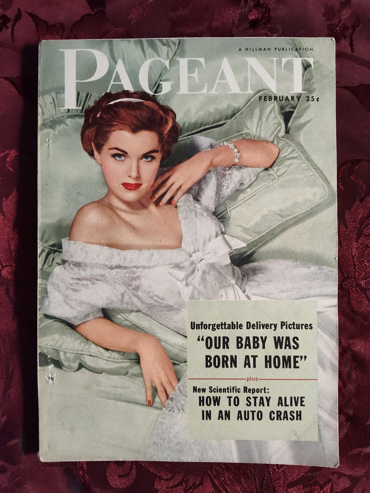 PAGEANT February 1955 JO AEHLE LESLIE CARON AVA GARDNER BARBARA ...
