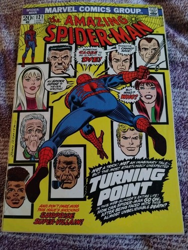 The Amazing Spider-Man #121 (Marvel Comics June 1973) Death Of Gwen ...