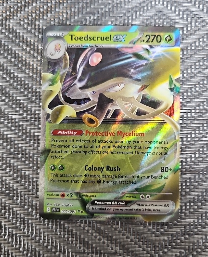 Toedscruel EX 005/091 Paldean Fates Ultra Rare Holo Pokemon TCG NM | eBay