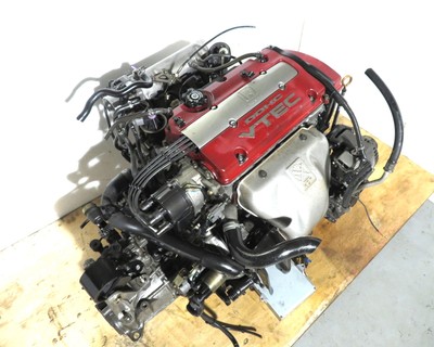 97-01 HONDA H22A EURO R 2.2L ENGINE 5 SPEED MANUAL T2W4 LSD JDM H22A ...