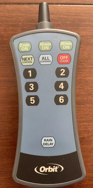 Orbit Sprinkler 6 Station Timer Model 28566 Remote Control for sale ...