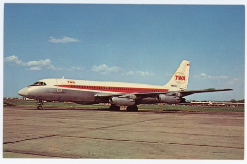 Postcard TWA Trans World Airlines Convair 880 Airplane Aircraft | eBay