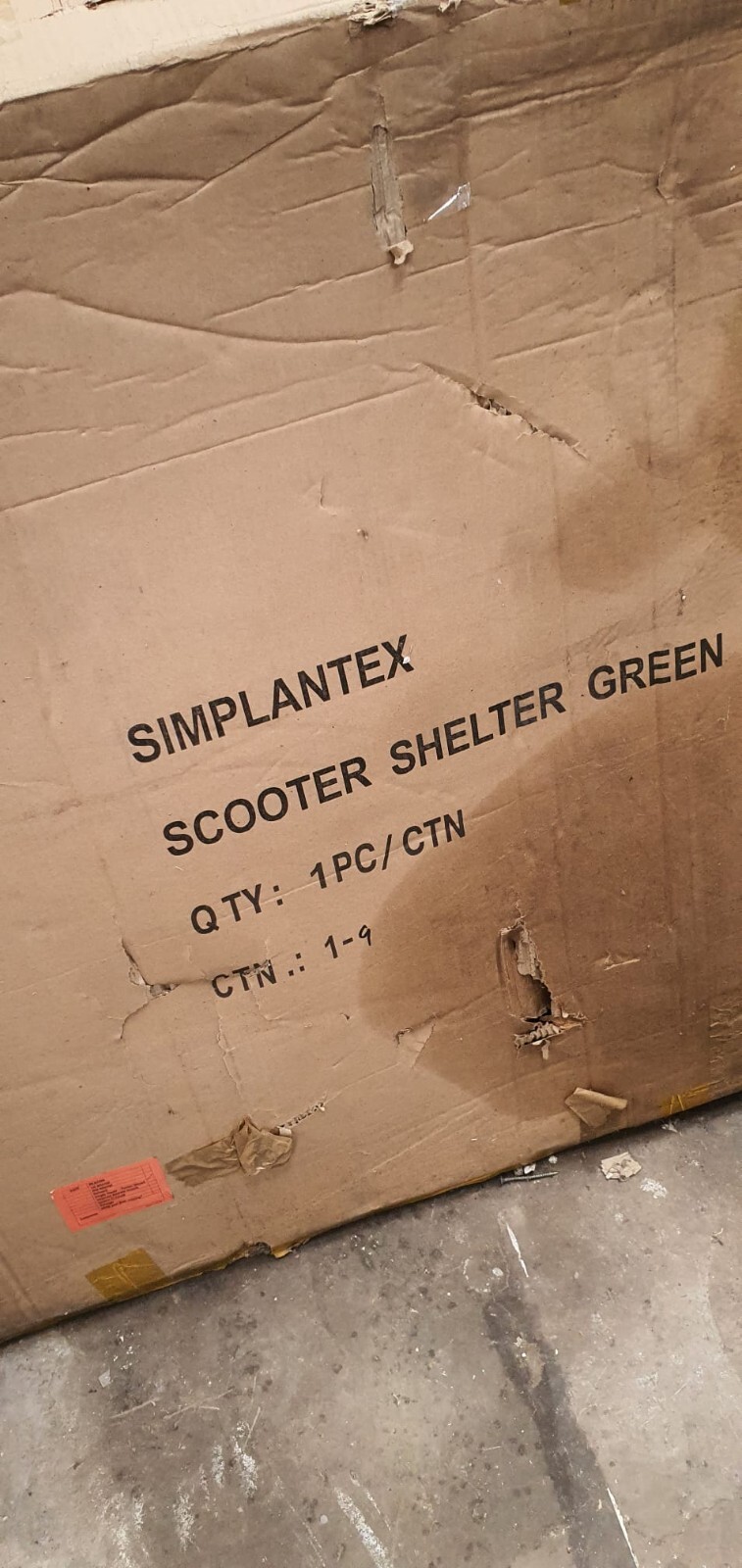 Simplantex Scooter Shelter Easy Folding & Lockable Green rrp £540 Inc ...