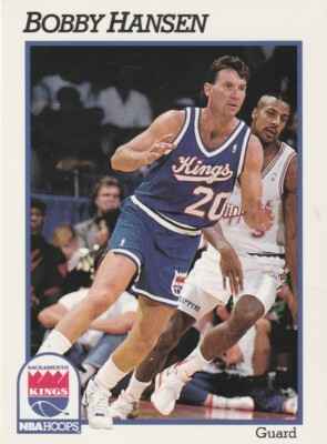 FREE SHIPPING-MINT-1991-92 NBA Hoops Bob Hansen #183 KINGS | eBay