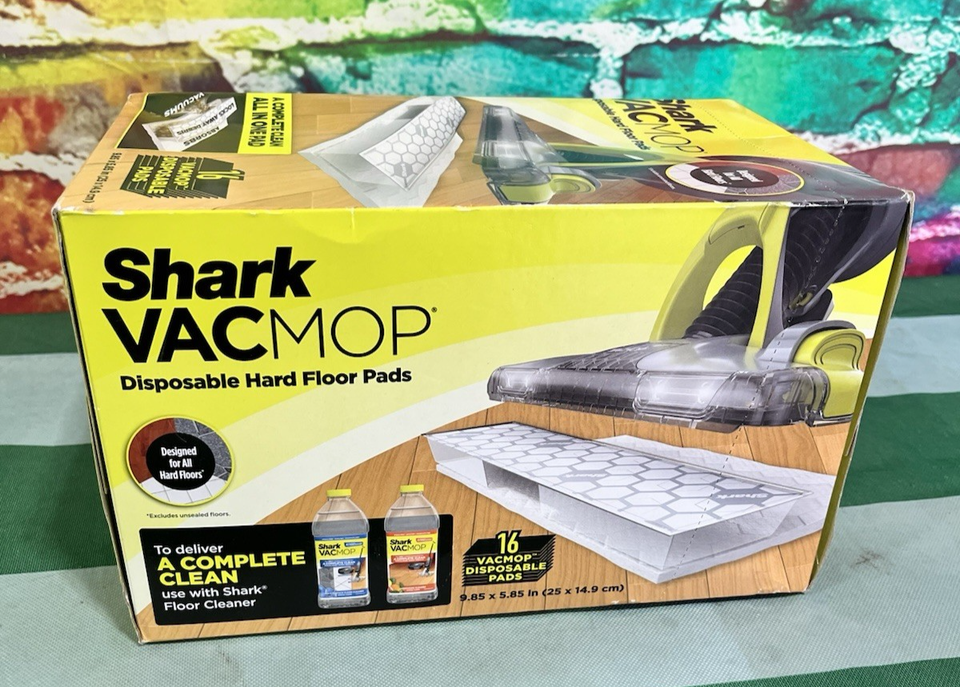 Shark VACMOP™ Disposable All Hard Floor Vacuum / Mop Pad Refills 16 ...