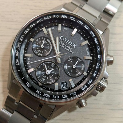 Citizen Attesa CC4000-59E F950 GPS Solar Titanium Watch Sapphire 1.73in ...