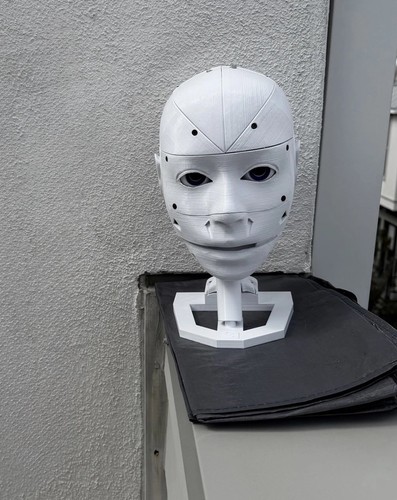 InMoov Robot Head – Fully Assembled, Tested, 3D Printed, Plug & Play AI ...