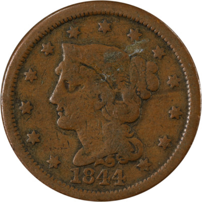 1844 Large Cent Great Deals From The Executive Coin Company | eBay