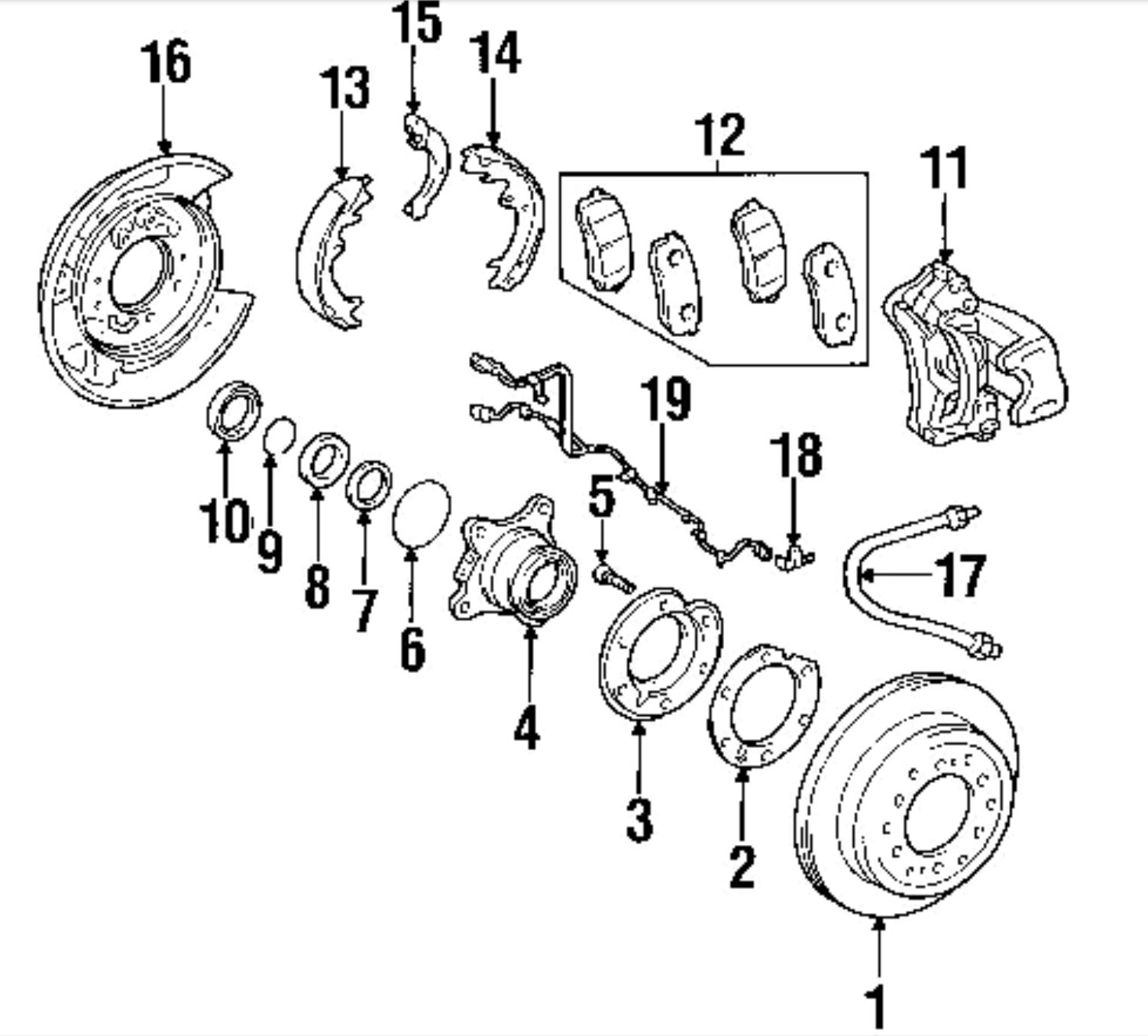 TOYOTA GENUINE OEM REAR AXLE BEARING RETAINER. Part# 42423-60050 | eBay