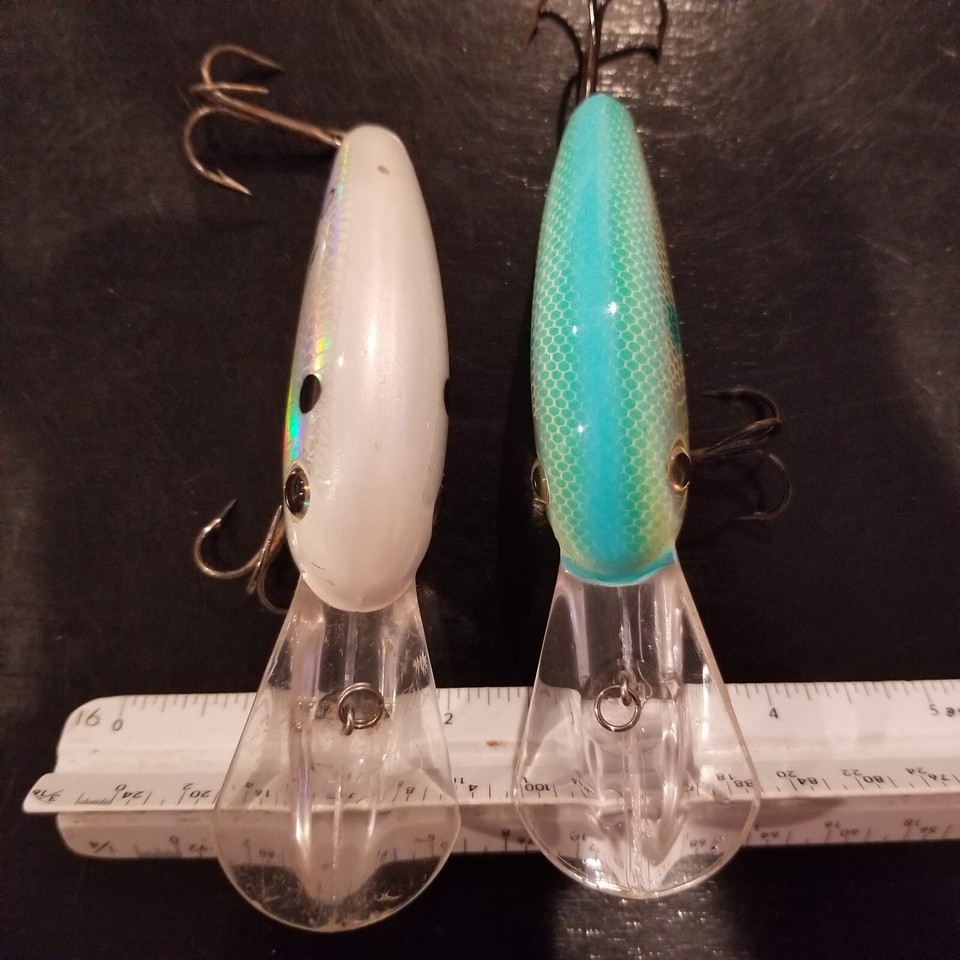 Lot Of 2 Vintage EXCALIBURE BILL DANCE FAT FREE SHAD DEEP DIVER ...
