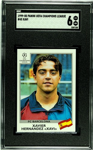 PANINI ROOKIE Sticker Card XAVI HERNANDEZ # 45 Champions League 1999 ...