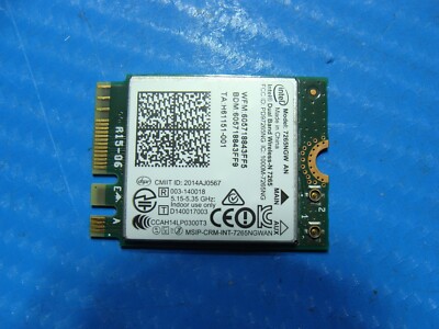 Asus ZenBook UX305FA 13.3" Genuine Laptop Wireless WiFi Card 7265NGW | eBay
