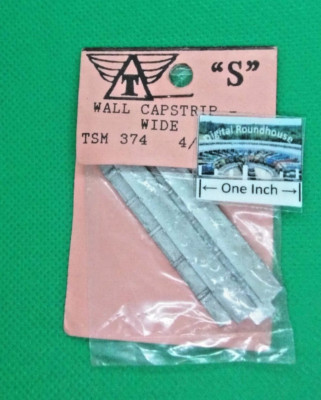 Triangle Scale Models S scale #374 Wall Capstrips, Wide, pkg. 4 ...