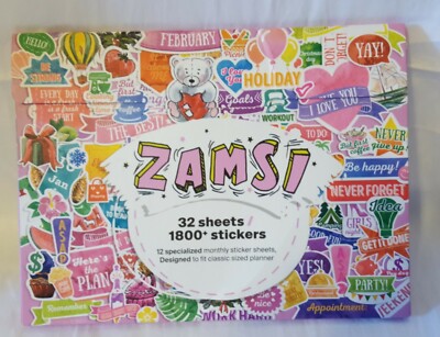 ZAMSI 1800+ Stickers for Planner 32 Sheets To Improve Your Planner and ...