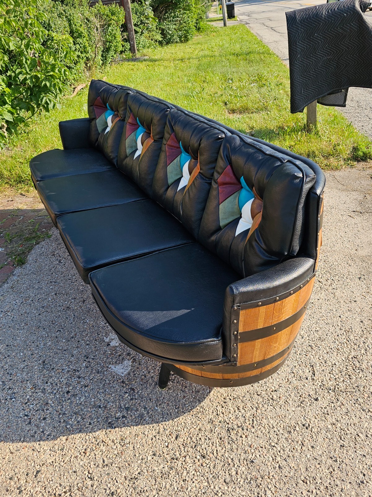Vintage Barrel Sofa | Cabinets Matttroy