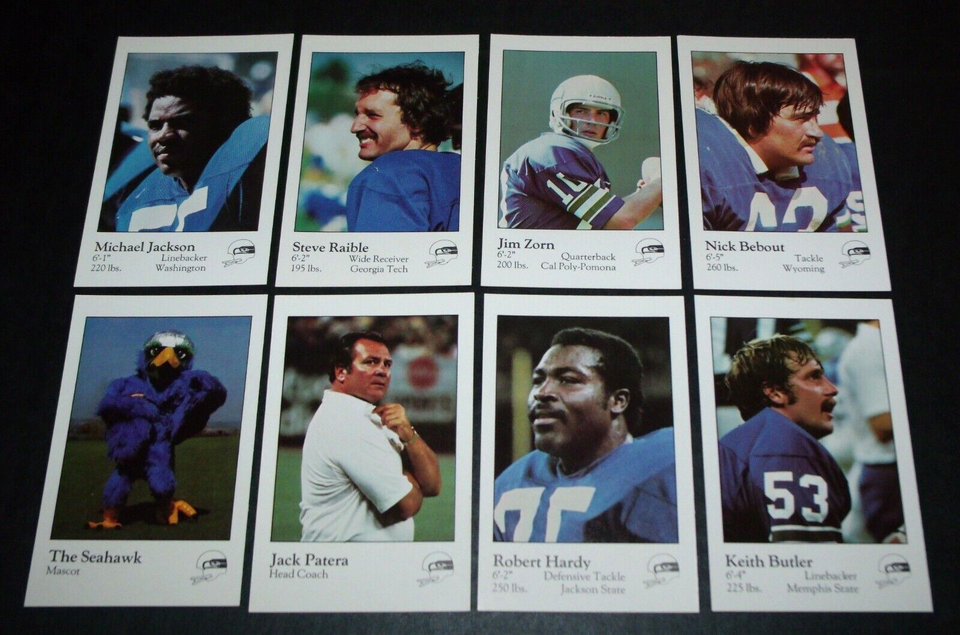 1980 Seattle Seahawks Coca Cola Football Card Police Set #TS262 | eBay