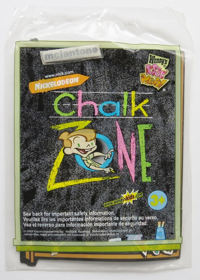 Wendy's 2003 CHALKZONE Chalk Zone SNAP Action Figure Nickelodeon YOUR ...