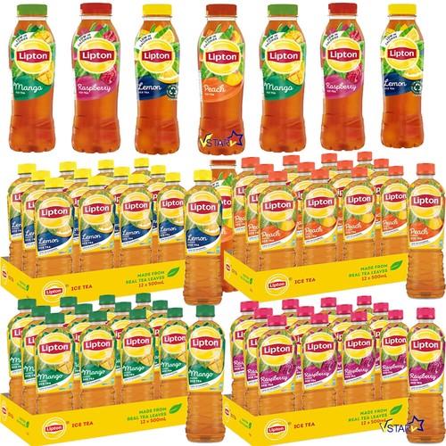 Lipton Mango, Raspberry, Lemon, Peach Ice Tea 500ml | eBay UK