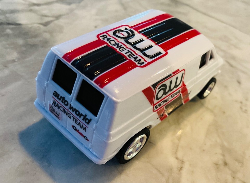 AW Aurora AFX HO Scale Custom Dodge Street Van Slot Car Decals Black ...