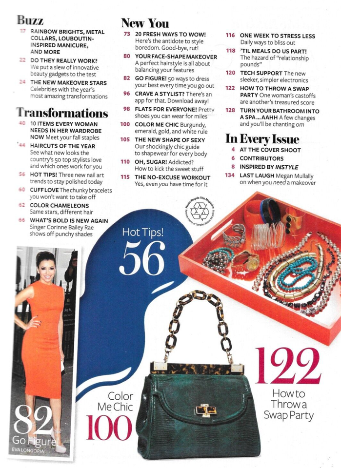 In Style Makeover Magazine Julianne Hough Fall Fashion Best Haircut ...