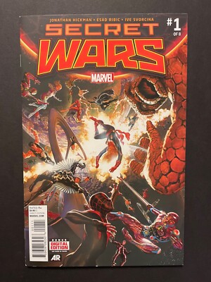 SECRET WARS #1 (Marvel 2015) Cover A Ross, 1st Cameo God Emperor Doom ...