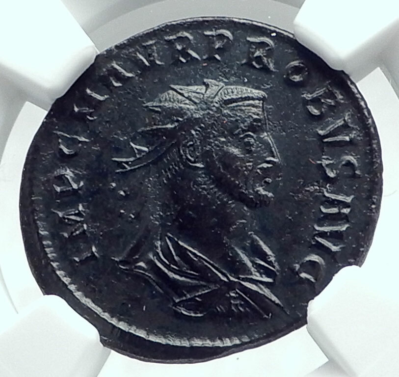 PROBUS Authentic Ancient 277AD Cyzicus Original Roman Coin VICTORY NGC ...