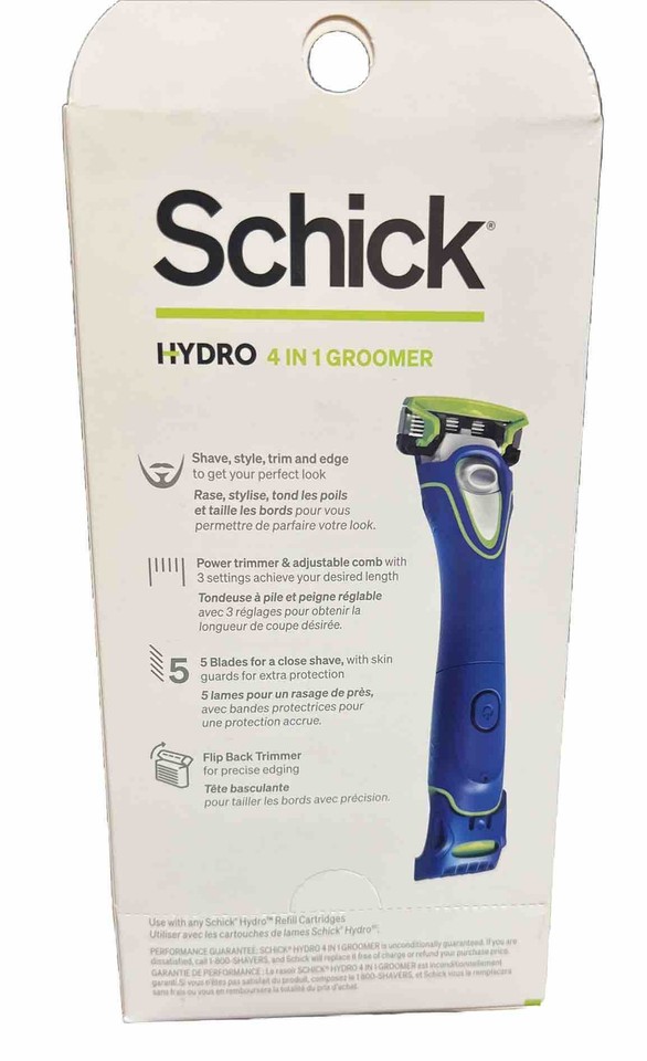 Schick Hydro 4 n 1 Groomer Beard Trimmer Shave Razor 1 Handle 1 ...
