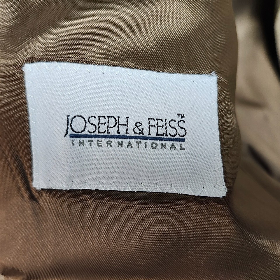 Joseph & Feiss Men's Gold Color Wool Suit Jacket 42R Made in Chile | eBay