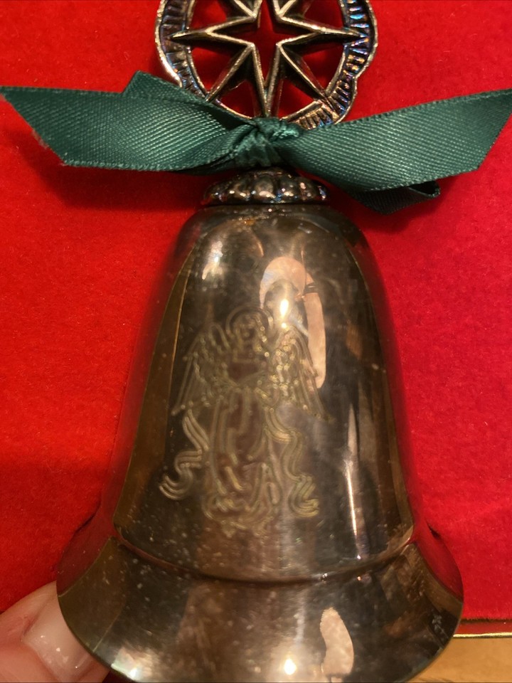 Vintage Kirk Stieff Silverplate Bell Music Box Christmas STAR OF ...