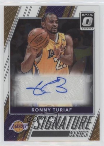 2017-18 Panini Donruss Optic - Signature Series Ronny Turiaf #55 (AU ...