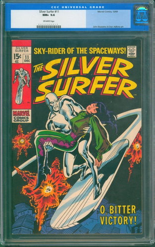 Silver Surfer #11 (1969) 🌟 CGC 9.6 - Only 7 Higher! 🌟 Silver Age Marvel ...
