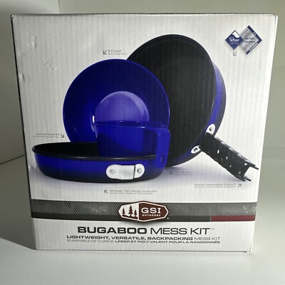GSI Outdoors Bugaboo Mess Kit Camping Cookset Superior Backcountry ...