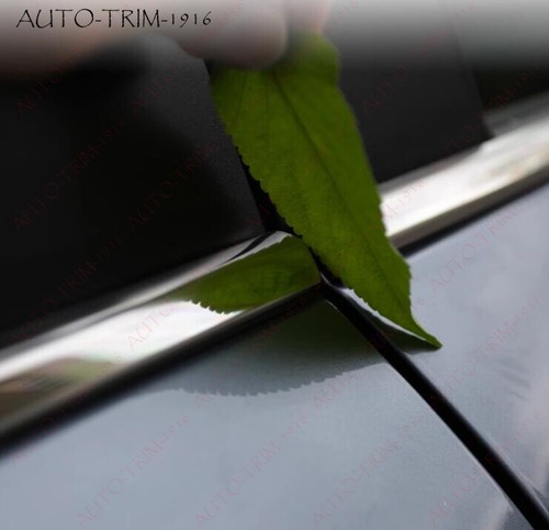 Steel Chrome Window Frame Strip Cover Trim For Toyota Corolla Sedan ...