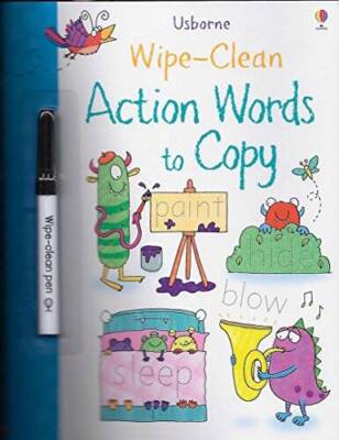 Wipe-Clean Action Words to Copy - Paperback By unlisted - GOOD ...