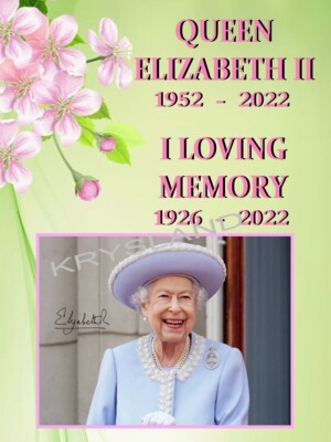 HER MAJESTY THE QUEEN ELIZABETH II MEMORY CARD 1926 - 2022 ROYAL FAMILY ...