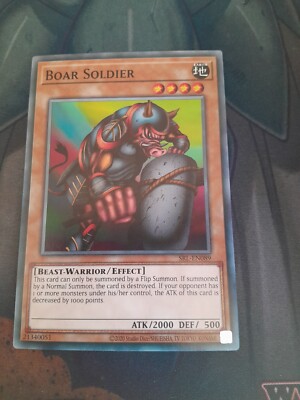 Boar Soldier Yugioh Neuve Anglaise SrL-EN089 | eBay