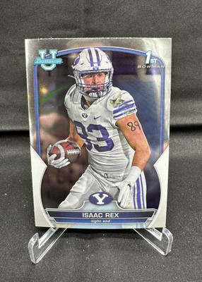 Isaac Rex BYU 2022 Bowman Chrome University Football Card #71 | eBay