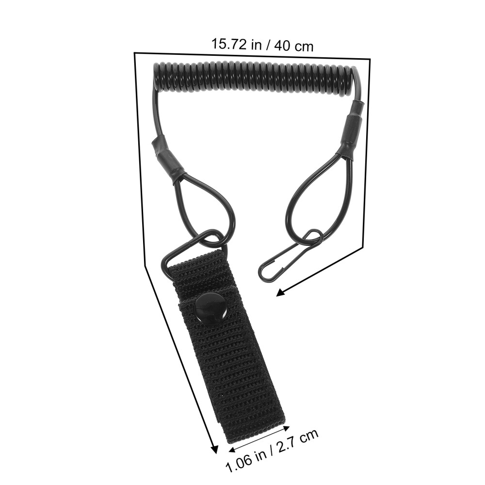 2 Pack Lanyard Loop Tool Retractable Anti-fall Spring Rope Anti-cut | eBay