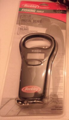 Berkley Fishing Tool Digital Fish Scale with Tape Measure 50 lbs **NEW ...