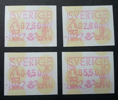 Schweden 1992 Hund Ente ATM (Frama Label Stamp) MNH | eBay.de