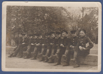 Handsome Military Guys soliers in boots on smoke break Soviet Vintage ...