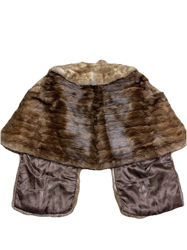 Vintage 1940s J. Berger Furs Long Haired Beaver Fur Stole | eBay