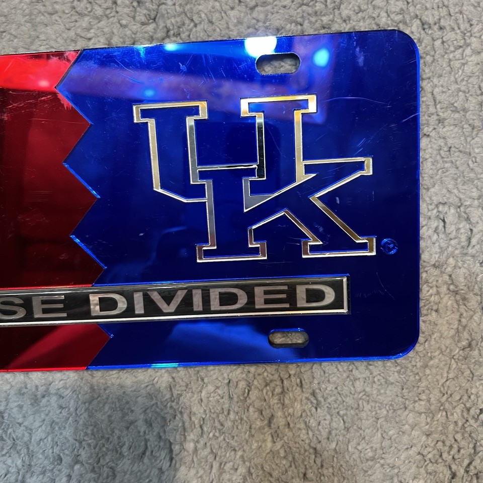 Kentucky Wildcats / USC Gamecocks HOUSE DIVIDED License Plate Tag Red ...