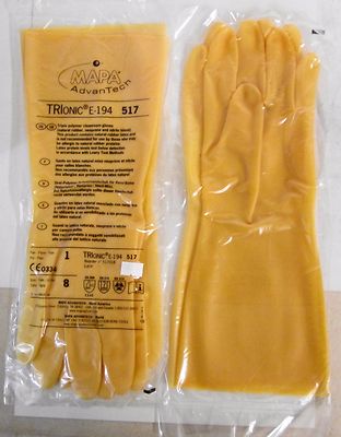 Mapa 517318 AdvanTech TRIonic E-194 517 Disposable Gloves Size 8 (Lot ...