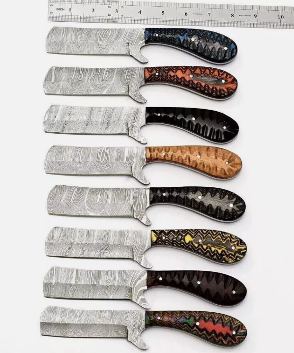 10 PCS Handmade Damascus Steel Chef/Cleaver Knives Set – Custom Pattern ...