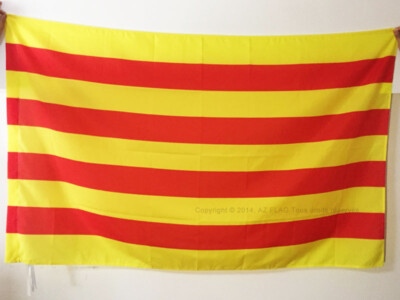 PYRÉNÉES ORIENTALES FLAG 3' x 5' for a pole - FRENCH DEPARTMENT ...