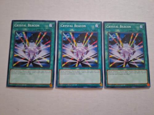 3X Crystal Beacon SDCB-EN020 - Yugioh Yu Gi Oh! Playset 1st Edition | eBay