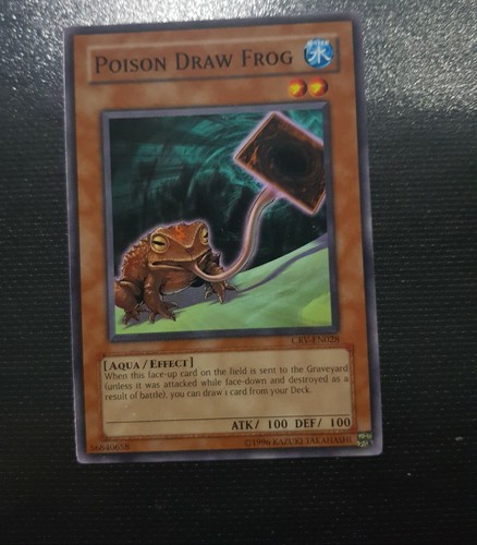 Poison Draw Frog CRV-EN028 Common 1st Edition 1996 Yugioh Card Yu-Gi-Oh ...