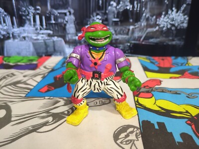 VINTAGE 1991 Teenage Mutant Ninja Turtles Rock 'N Rollin Heavy Metal ...