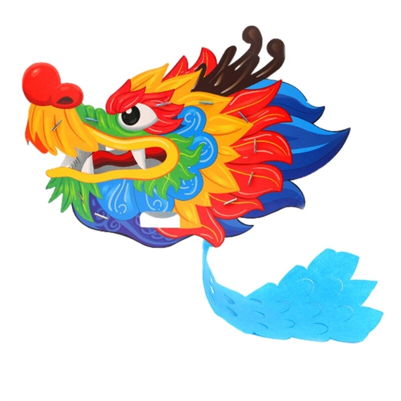 DIY Chinese New Year Dragon Head Paper Dragon Head Kits | eBay UK